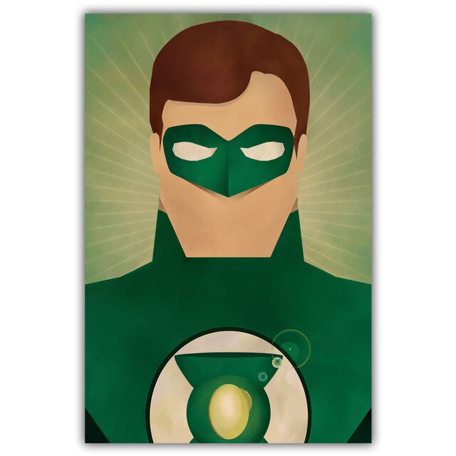 Affiches de Super Héros style cartoon / comic